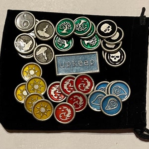 Magic the Gathering Mana Symbol Counter Set MTG Tokens - Etsy