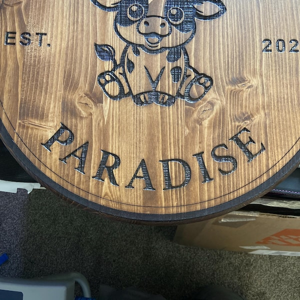 Engraved Signs | Any Logo or Design | Custom Burned Wood Sign | Laser ...