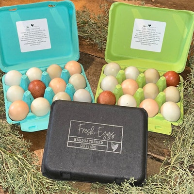 Egg Handling Stickers Chicken Stickers Farm Fresh Stickers Egg Carton ...