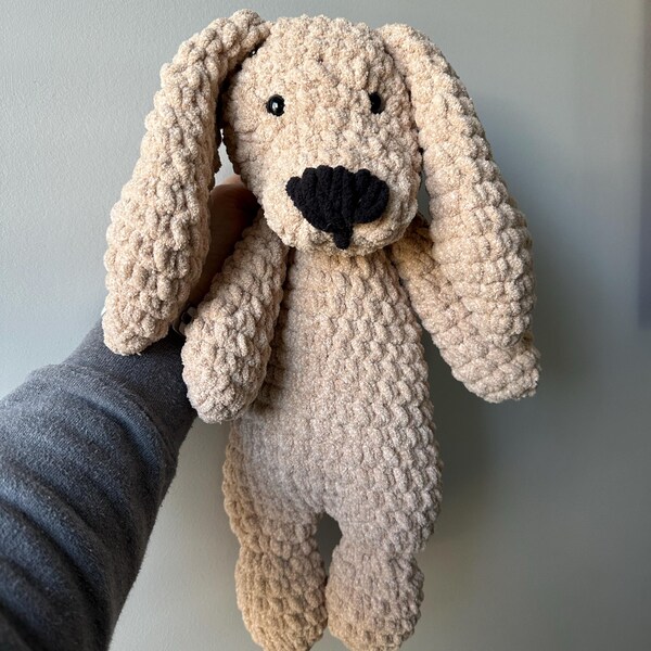 Puppy Snuggler Crochet Pattern. Dog Knotted Lovey Crochet Pattern ...