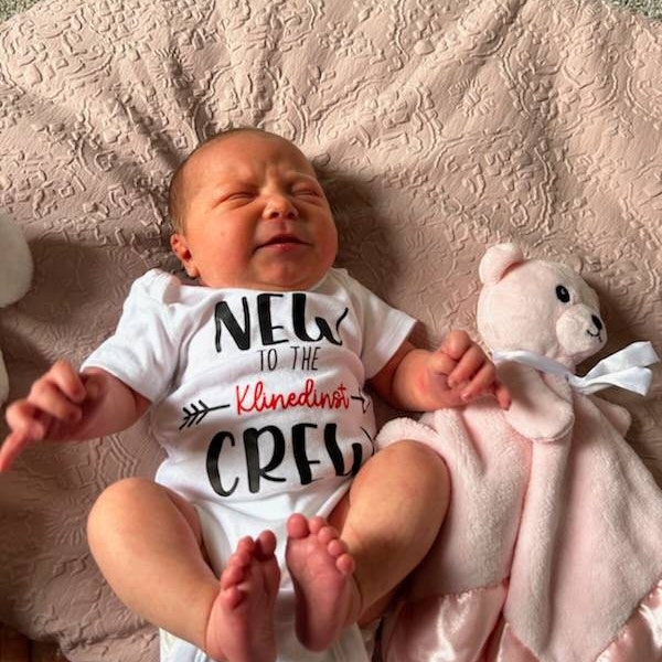 Personalized New to the Crew Onesie®, New to the Crew Custom Baby ...