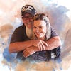 Custom Portrait From Photo, Personalized Wedding Gift, Watercolor ...