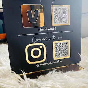 Mini QR Display Sign - Etsy UK