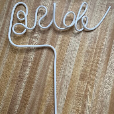 White Bride Straw Bachelorette Party Supplies Bachelorette Party ...