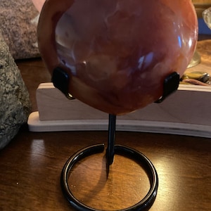 High Flash Labradorite Sphere and Holder - Etsy
