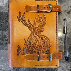 Custom Large Leather Bound Book, Personalized Gift, A3 Leather Book ...