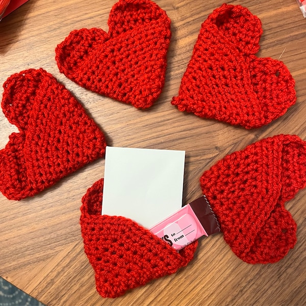 Heart Pocket, Pattern Only, Valentine's Day, Gift Bag, Gift Idea ...