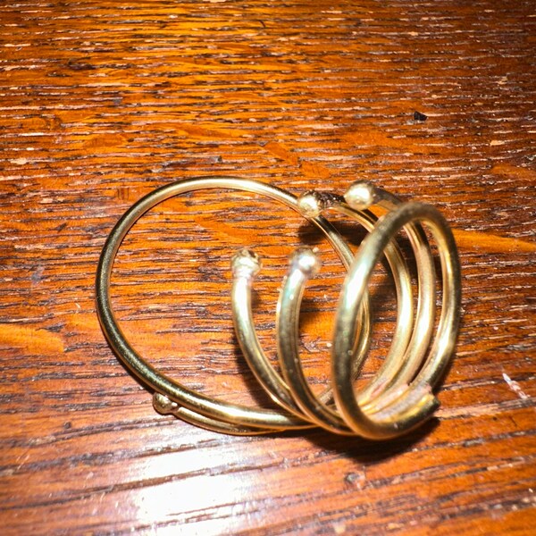Upper Arm Cuff Arm Band Spiral Handmade Made of Brass, Jewelry - Etsy