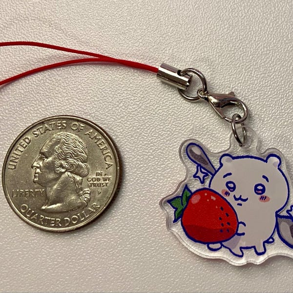 Chiikawa Parfait Dessert Mini Phone Charm Keychains - Etsy