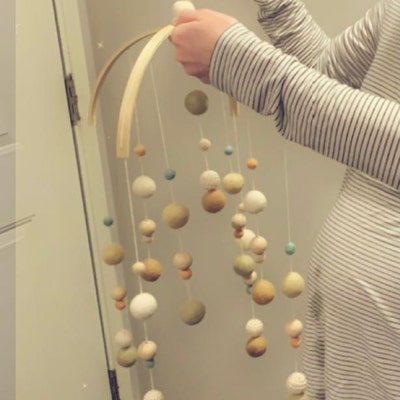 CUSTOM Design Baby Mobile Design Your Own Felt Baby Mobile Deluxe Style ...