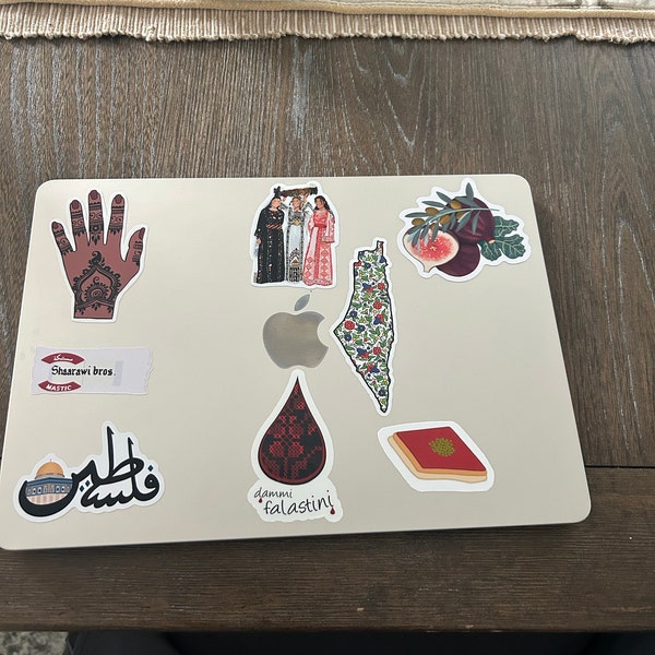 Palestinian Women Sticker - Vinyl & Waterproof - 3" X 2.1" - | Tatreez ...