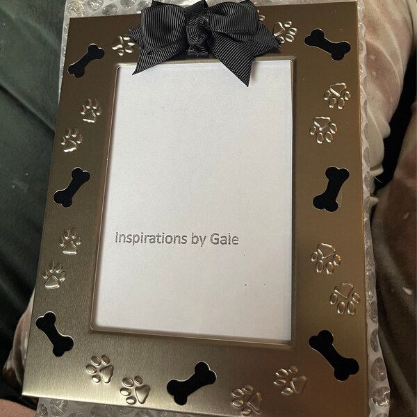 Dog Paw Print Picture Frame - Etsy