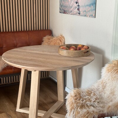 Solid Oak Wood Table Top 3m With X Oak Legs, Oak Table - Etsy