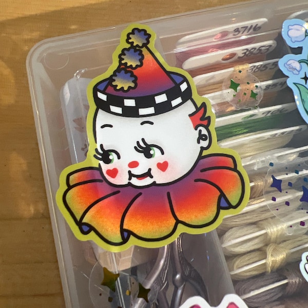 Kewpie Mothman Sticker, Halloween Kewpie, Mothman Sticker, Kewpie Doll ...