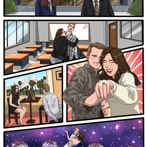 Personalized Custom Comic Book Comic Strip Gift - Etsy