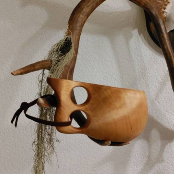Kuksa With Animal Picture moose From Lapland 120 Ml/4 Oz - Etsy Canada
