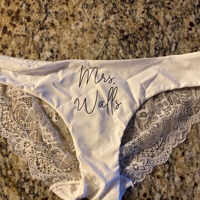 Lace Underwear, Womens Lace Underwear, Bride Underwear, New Mrs ...