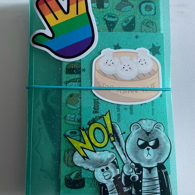 Sticker Storage Book 32 Long Type Pockets Comfort Sticker Album ...