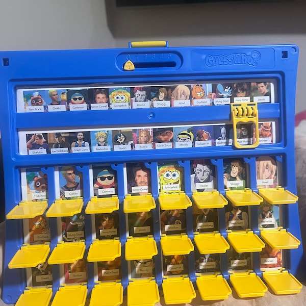 Custom Editable Guess Who - Printable Guess Who? Editable - Guess Who ...