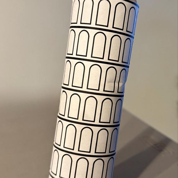 Leaning Tower of Pisa 3D Craft Template- Italy Crafts for Kids- Around ...