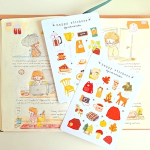 3 Matte Sticker Sheets, Sticker Pack, Sticker Bundle, Cute Stickers ...