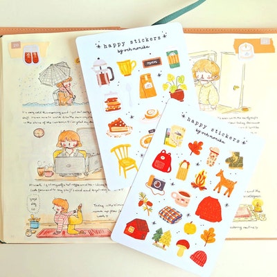 3 Matte Sticker Sheets, Sticker Pack, Sticker Bundle, Cute Stickers ...