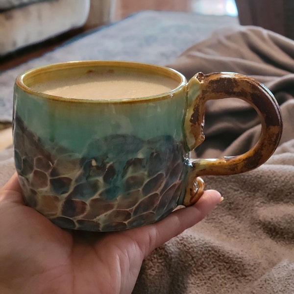 Double Rainbow Alien ET Ufo Buddy Cup,handmade Ceramic Whiskey Wine ...