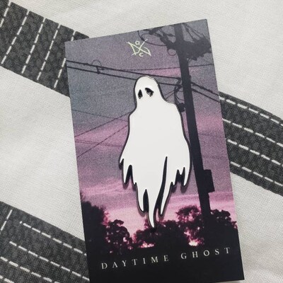 Daytime Ghost Soft Enamel Pin - Etsy