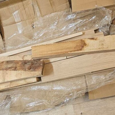 Planed Solid Ash Hardwood Timber Board, Prime Grade, Sanded, Square ...