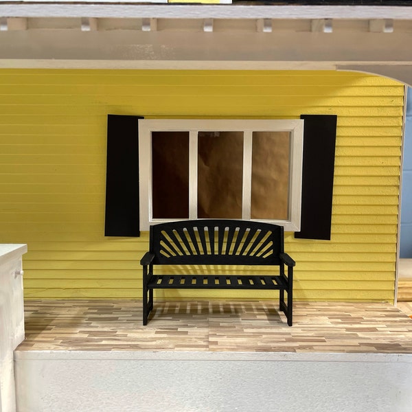 Miniature Doll Park Bench for 1:12 Scale - Etsy
