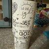 Bible Verses Engraved Tumbler Cup Holder Friendly Travel Mug Vacuum ...