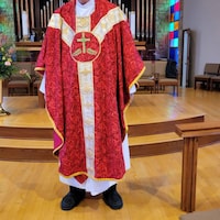 Liturgical Fabric Orphrey Panel Trim/16 Cm Wide/15 Color Combinations ...