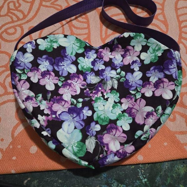 Heart Tote Bag Sewing Pattern With Bow (PDF Pattern) - Etsy