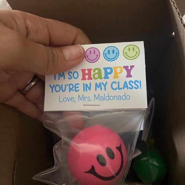 Class Gift From Teacher, Back to School Favors, Classroom School Favors ...