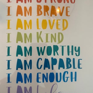 Personalized yo Soy Poster for Kids Yo Soy Fuerte - Etsy