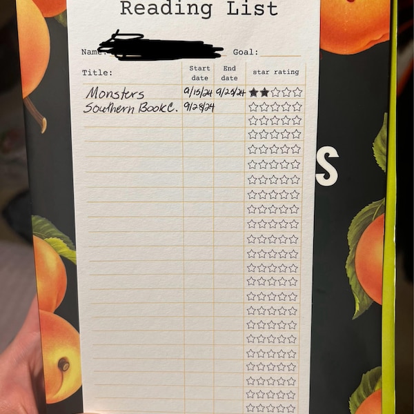 Book Notes Bookmark - Etsy