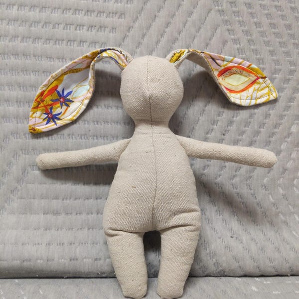 Animal Toy Pattern - Small Bunny Sewing Pattern - Stuffed Toy PDF ...
