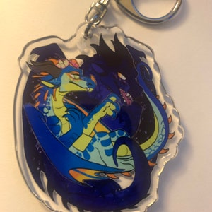 Clearsight and Listener Wings of Fire WOF Acrylic Charm - Etsy Australia