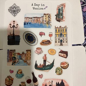 Copenhagen Stickers for Travel Journal Sticker for Journal Europe ...