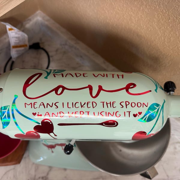 Stand Mixer Decal/kitchen Aid Decal/custom Vinyl Sticker - Etsy