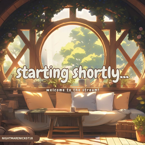 Vtuber Background Animated Room | Vtuber Overlay Animated | Stream ...