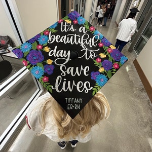 Football Athlete Touch Down Grad Cap Topper Graduation Gift - Etsy