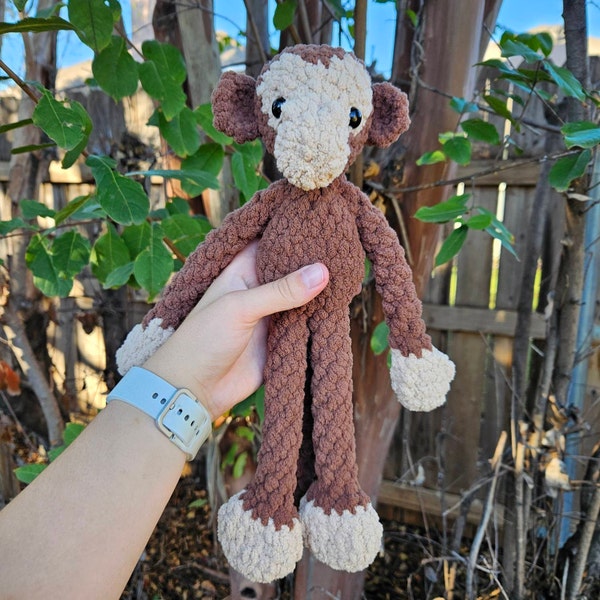 Mo the Mini Monkey Pattern, Crochet Monkey Pattern Only - Etsy