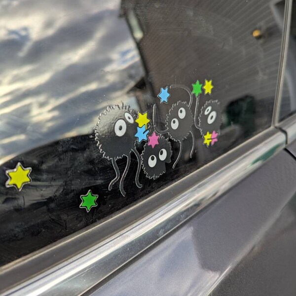 Waterproof No Face Car Decal Minimalist Kaonashi Studio Sticker for ...