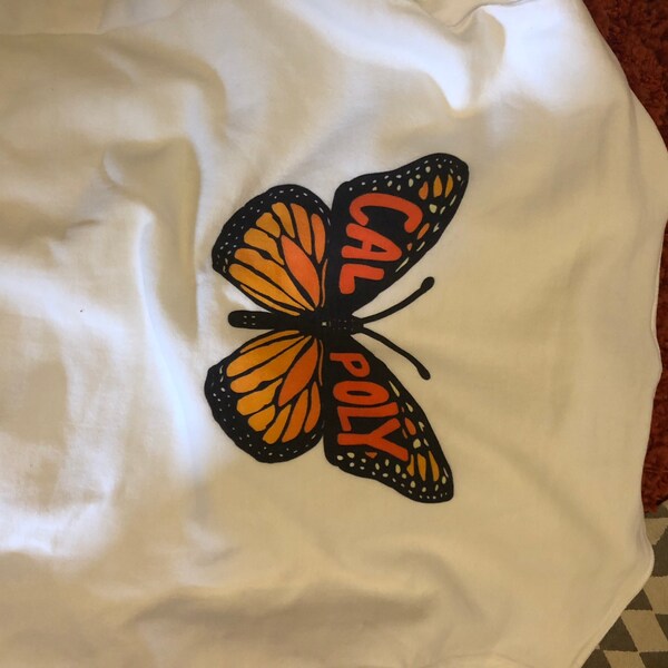 Cal Poly Butterfly Sticker - Etsy