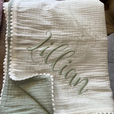 Baby Cot Organizer, Bedside Natural Linen Pocket, Diapers Organizer ...