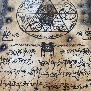 ELDRITCH DEVIL Cthulhu Larp Necronomicon Scrolls Dark Occult | Etsy