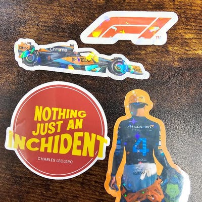 Formula 1 F1 George Russell Driver Helmet Waterproof Sticker Decal for ...