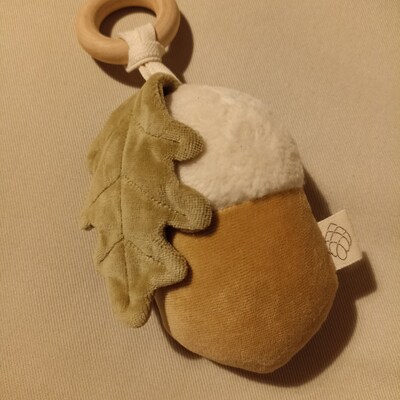 Apple Creative Toy Fruit Toy Organic Cotton Soft Toy Fruit Rattle ...