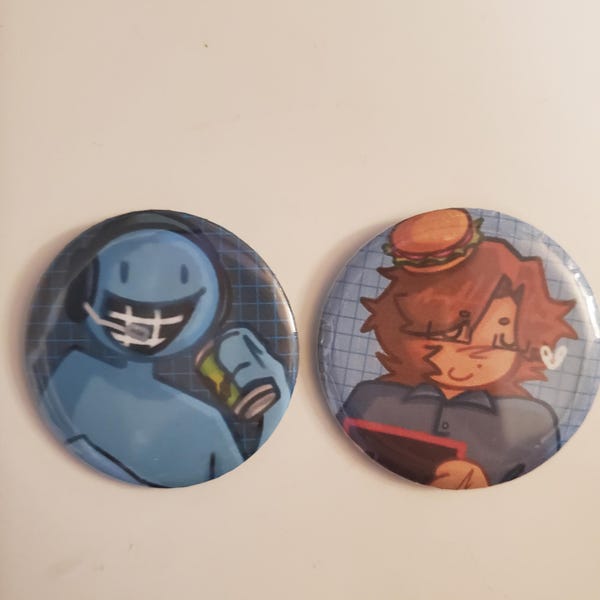 ROBLOX FORSAKEN Pin Back Buttons - C00lkidd Bluudud Two Time Chance ...